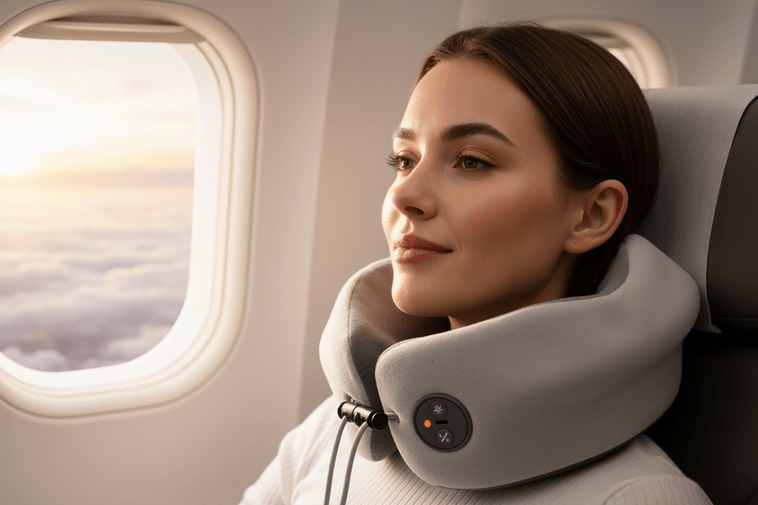 Sky-High Serenity: How a Neck Massager Transformed My Long-Haul Flight