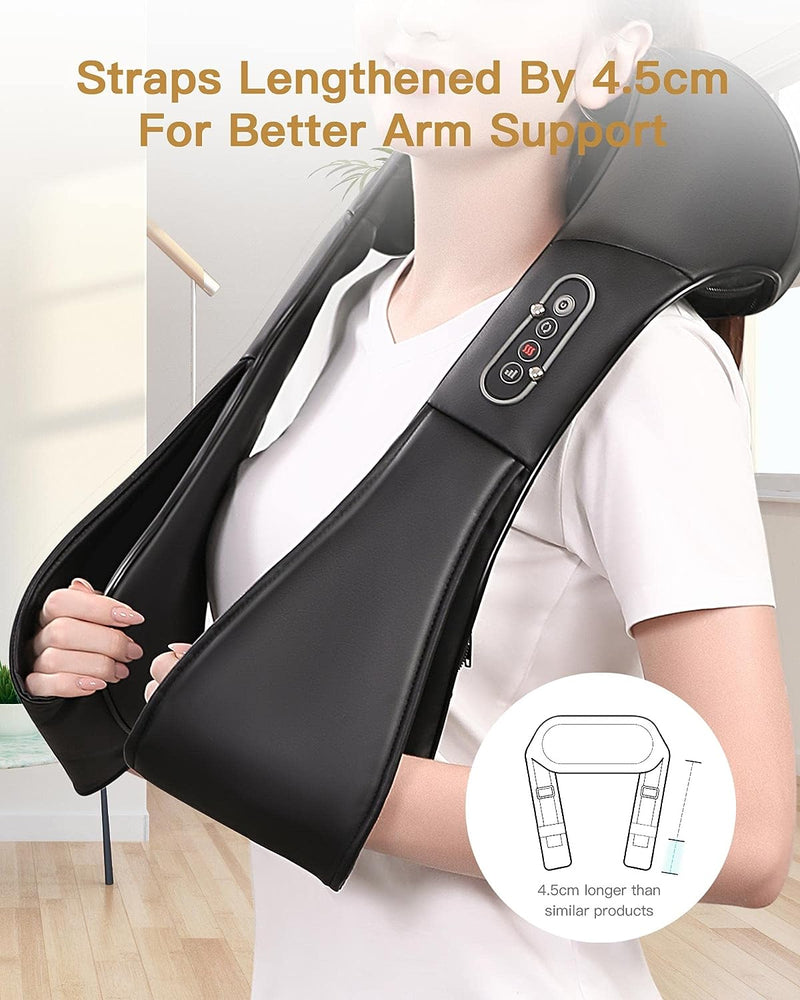 Naipo MGS-150DC Neck and Shoulder Massager, 3D Deep Tissue Kneading Sh